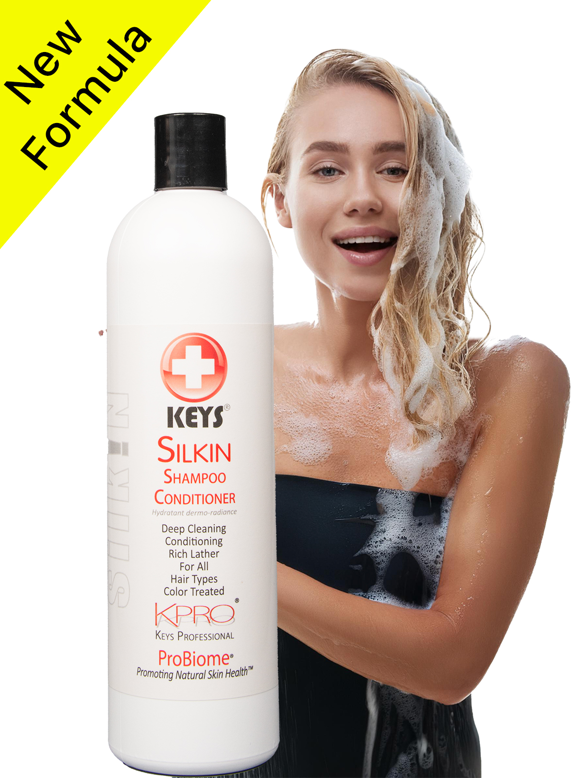 KPRO Silkin All-In-One Natural Shampoo and Conditioner